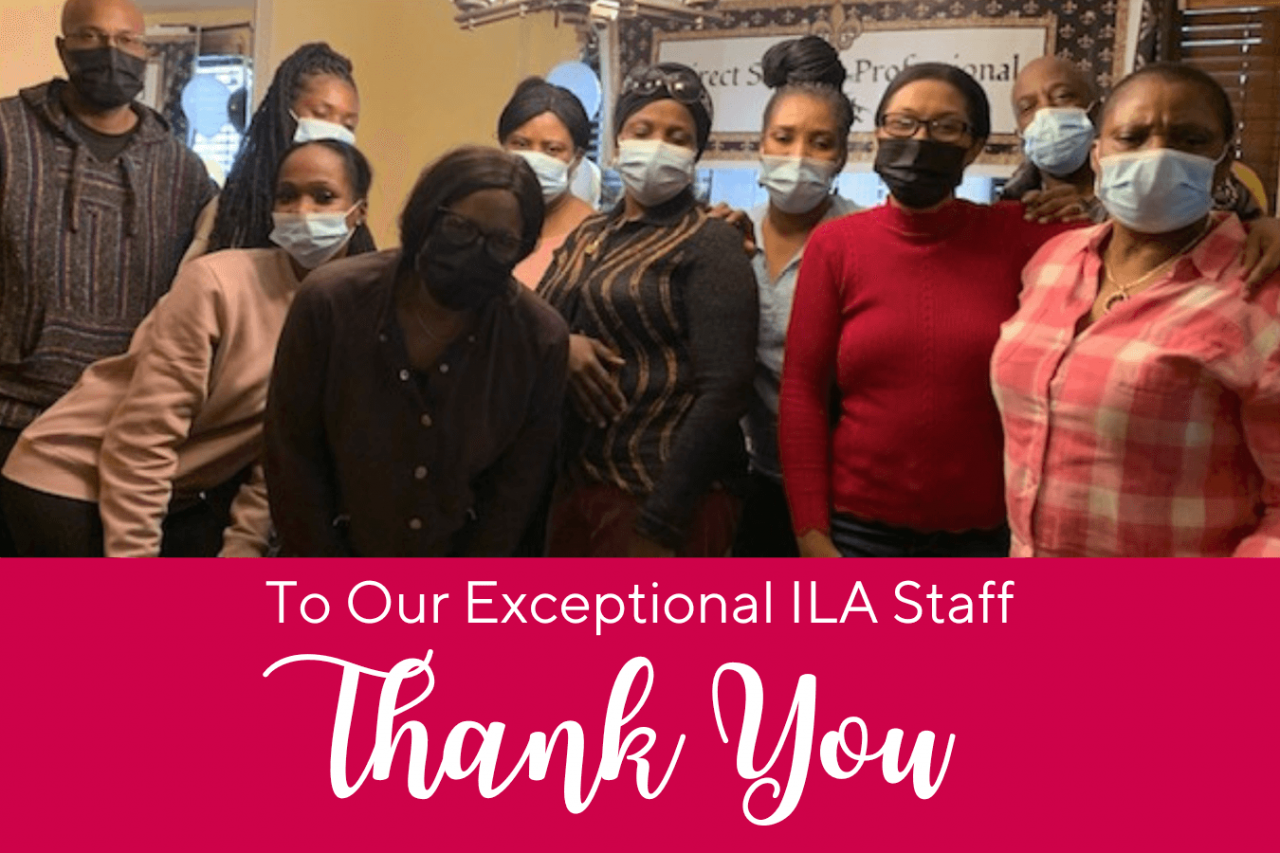 Staff Appreciation During the Holidays - Independent Living Association
