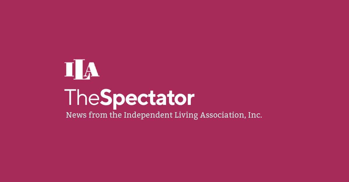 The Spectator - Volume 19 Issue 4 - Independent Living Association
